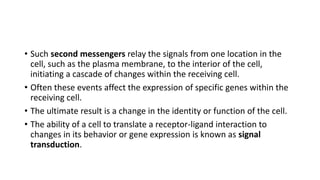 Cell communications in Cell Biology Becker's Textbook | PPTX
