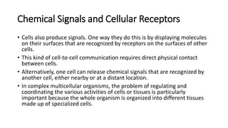 Cell communications in Cell Biology Becker's Textbook | PPTX