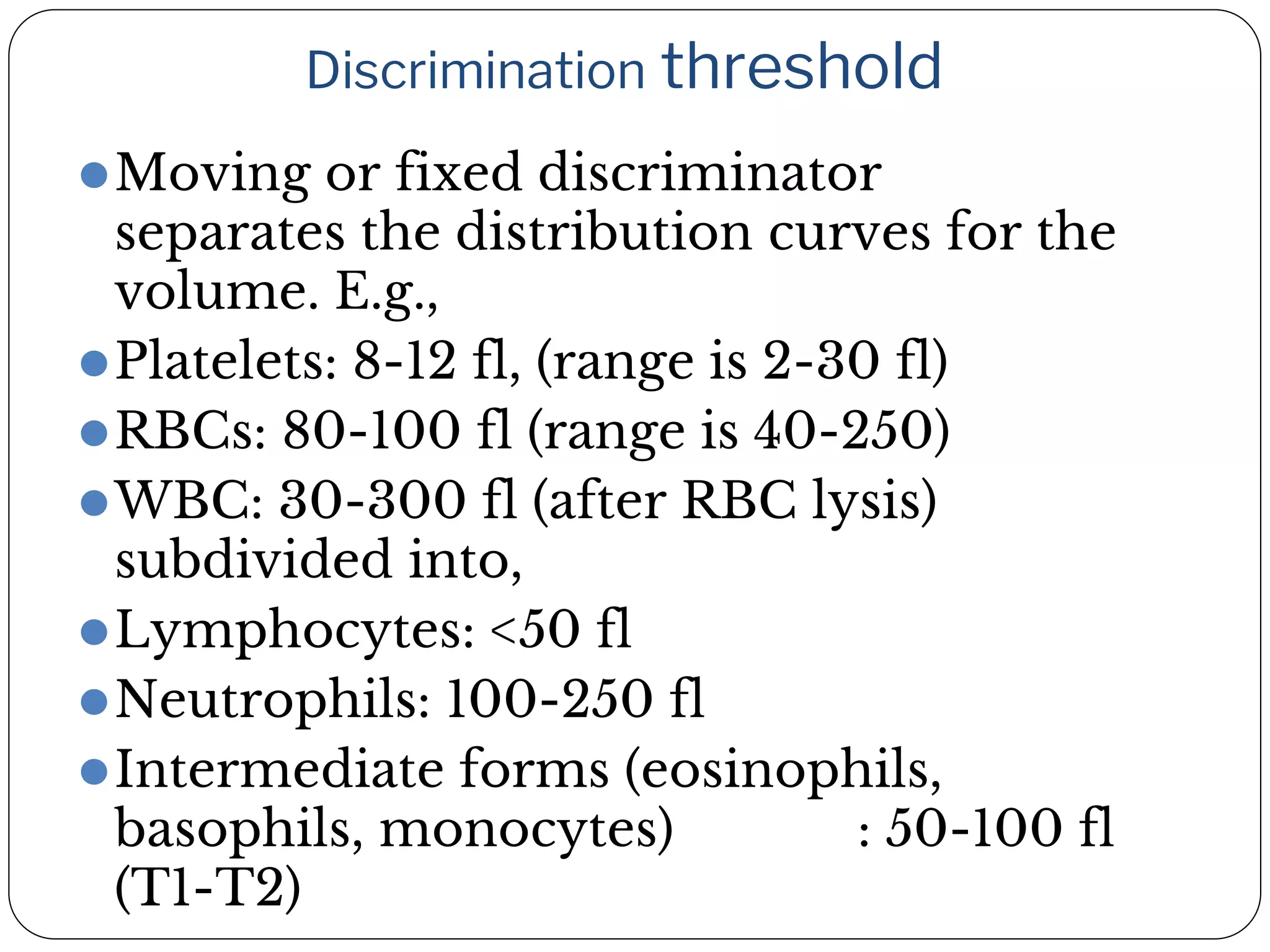 Automated cell counters: principle and types | PPTX