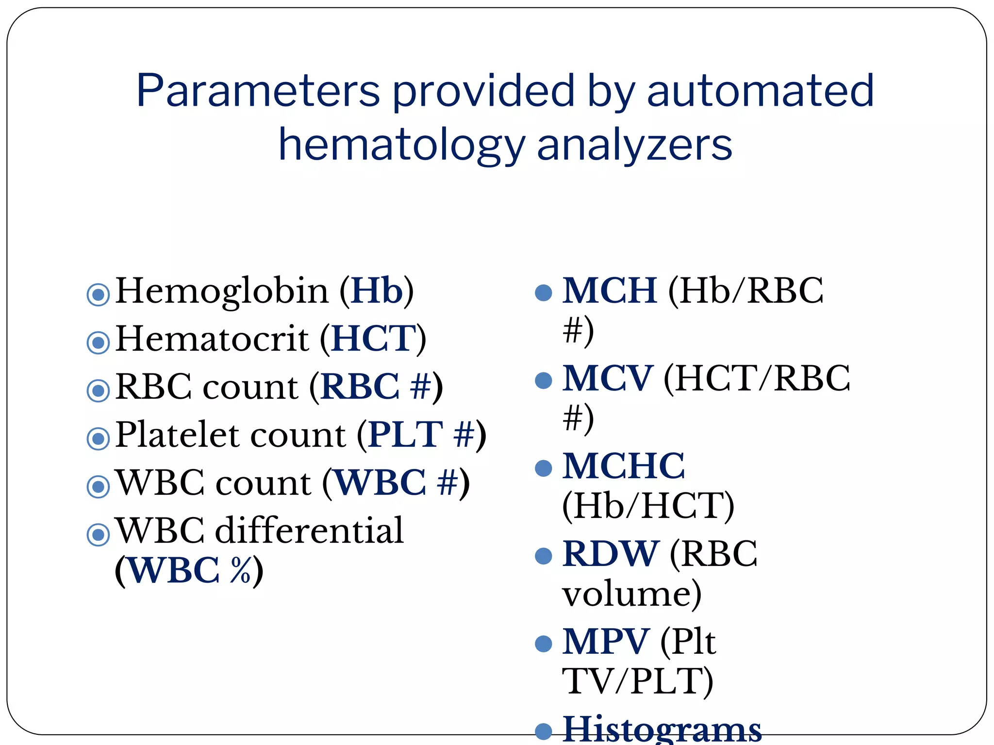 Automated cell counters: principle and types | PPTX