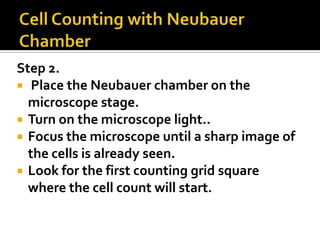 Cell counting | PPTX