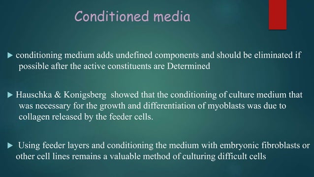 Cell culture, Different type of cell culture media, types of media | PPTX