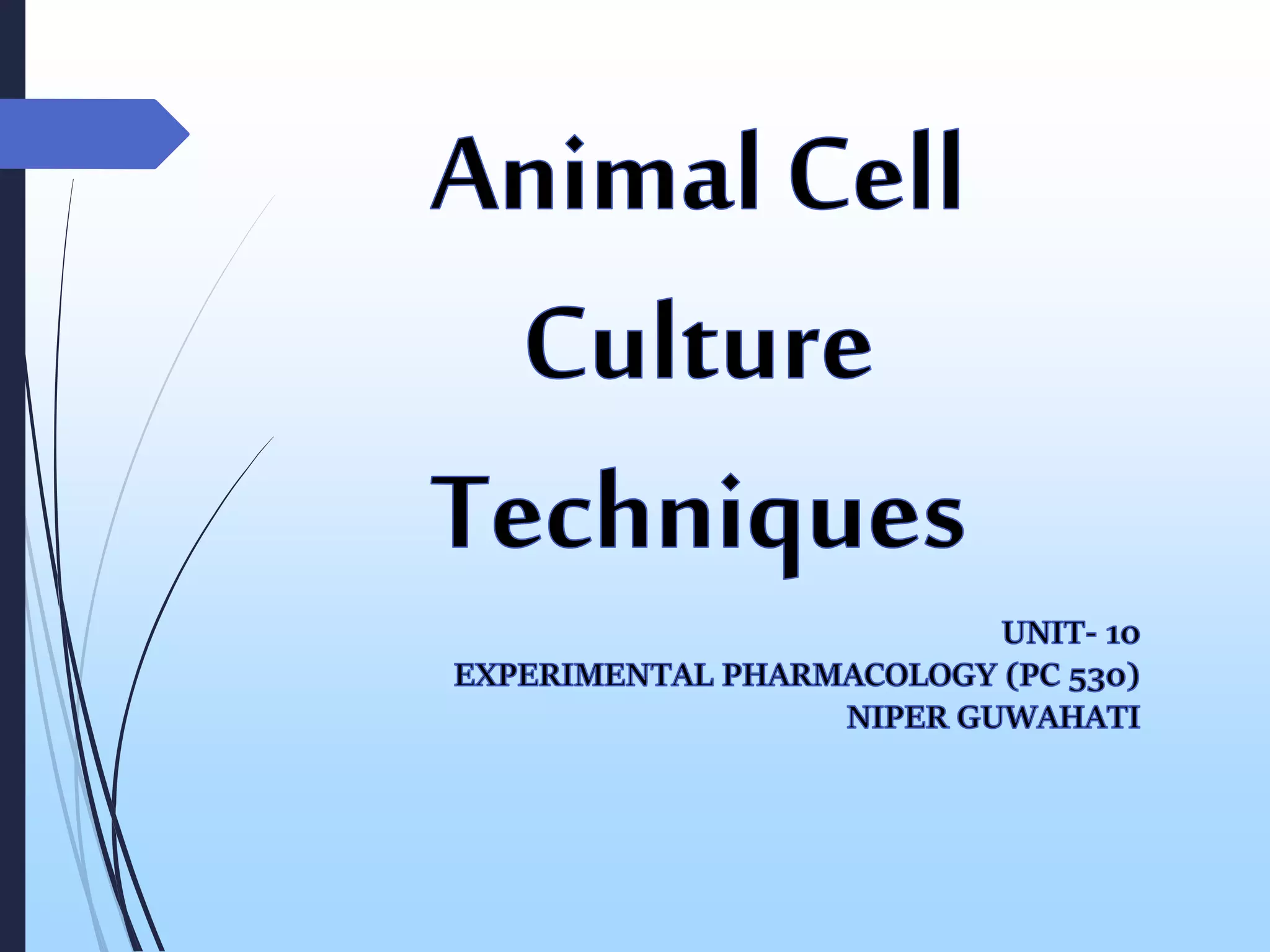 Cell culture 1 | PPTX