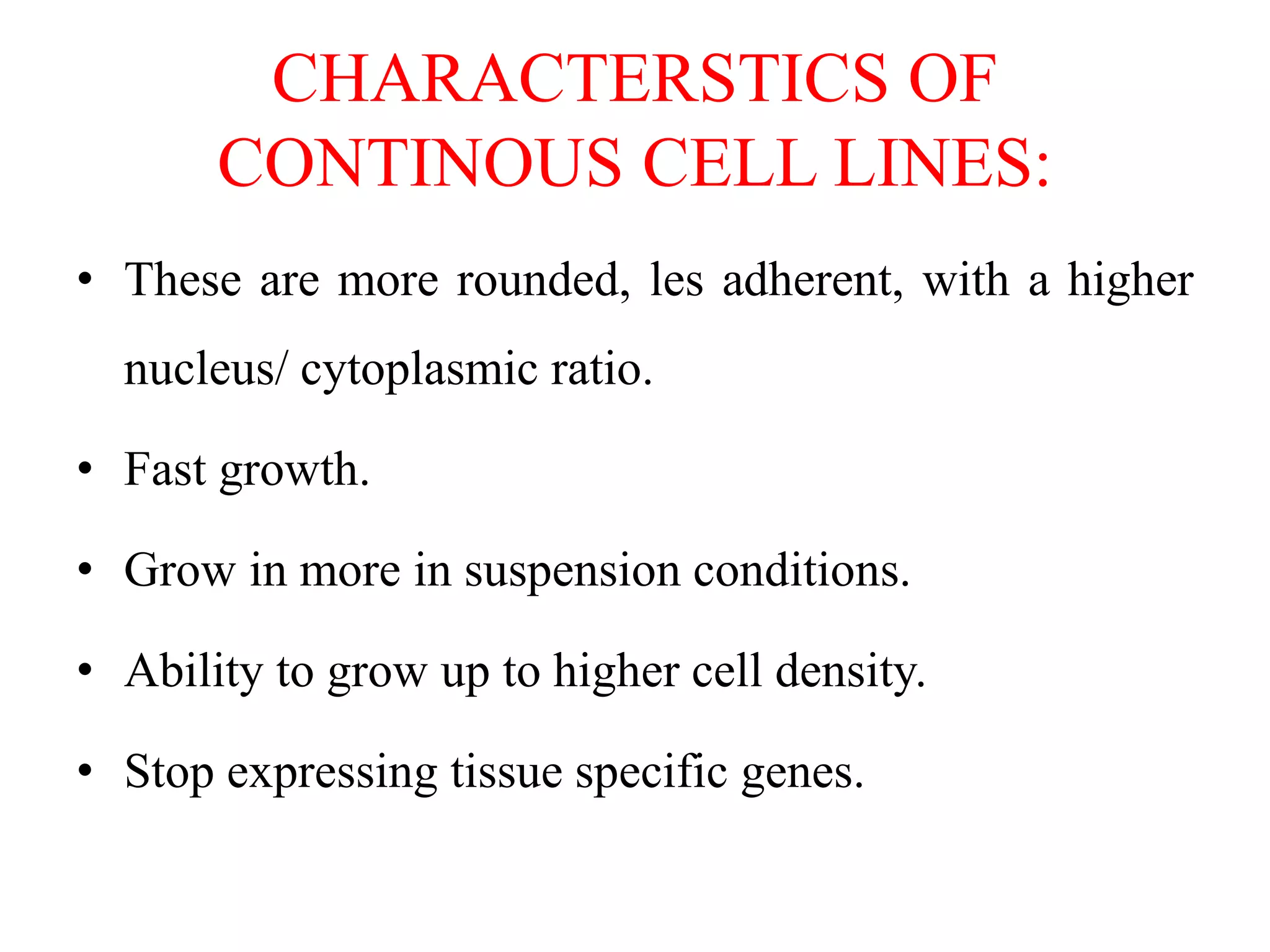 Cell culture and its maintenance | PPTX
