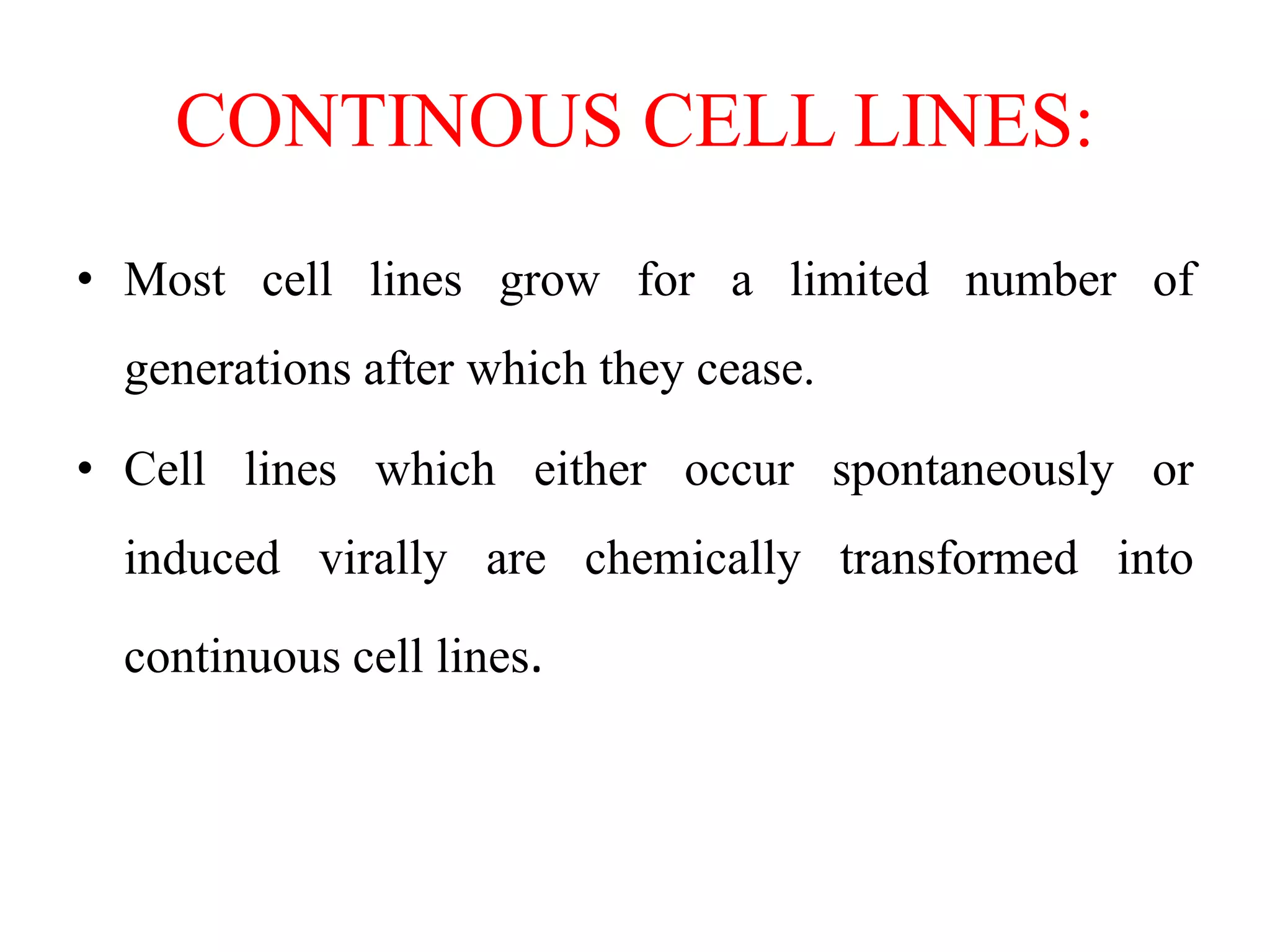 Cell culture and its maintenance | PPTX