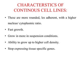 Cell culture and its maintenance | PPTX
