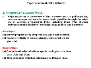 Cell culture based vaccine | PPTX