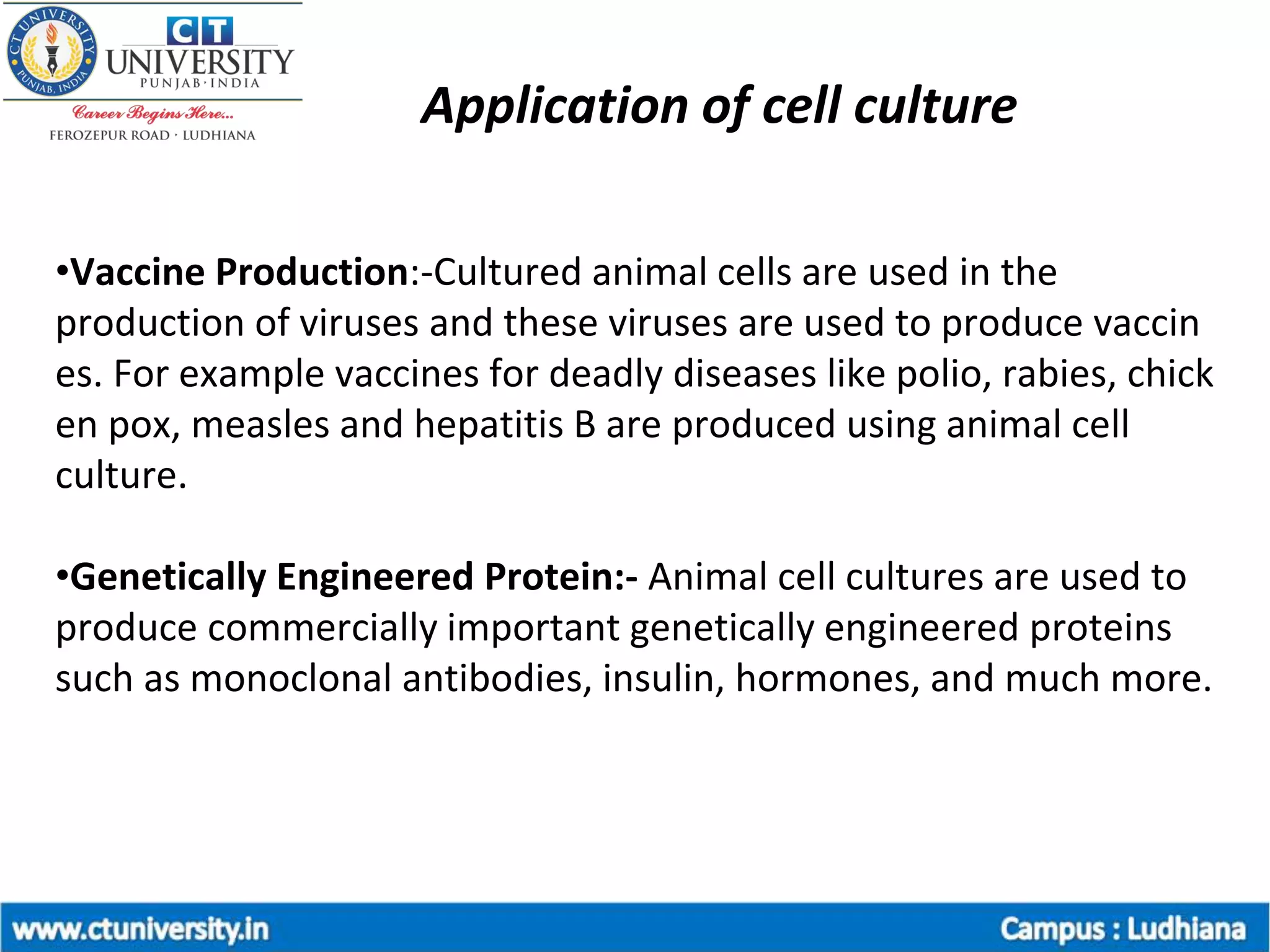 Cell culture and its types | PPTX