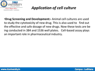 Cell culture and its types | PPTX