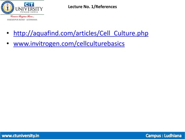 Cell culture and its types | PPTX
