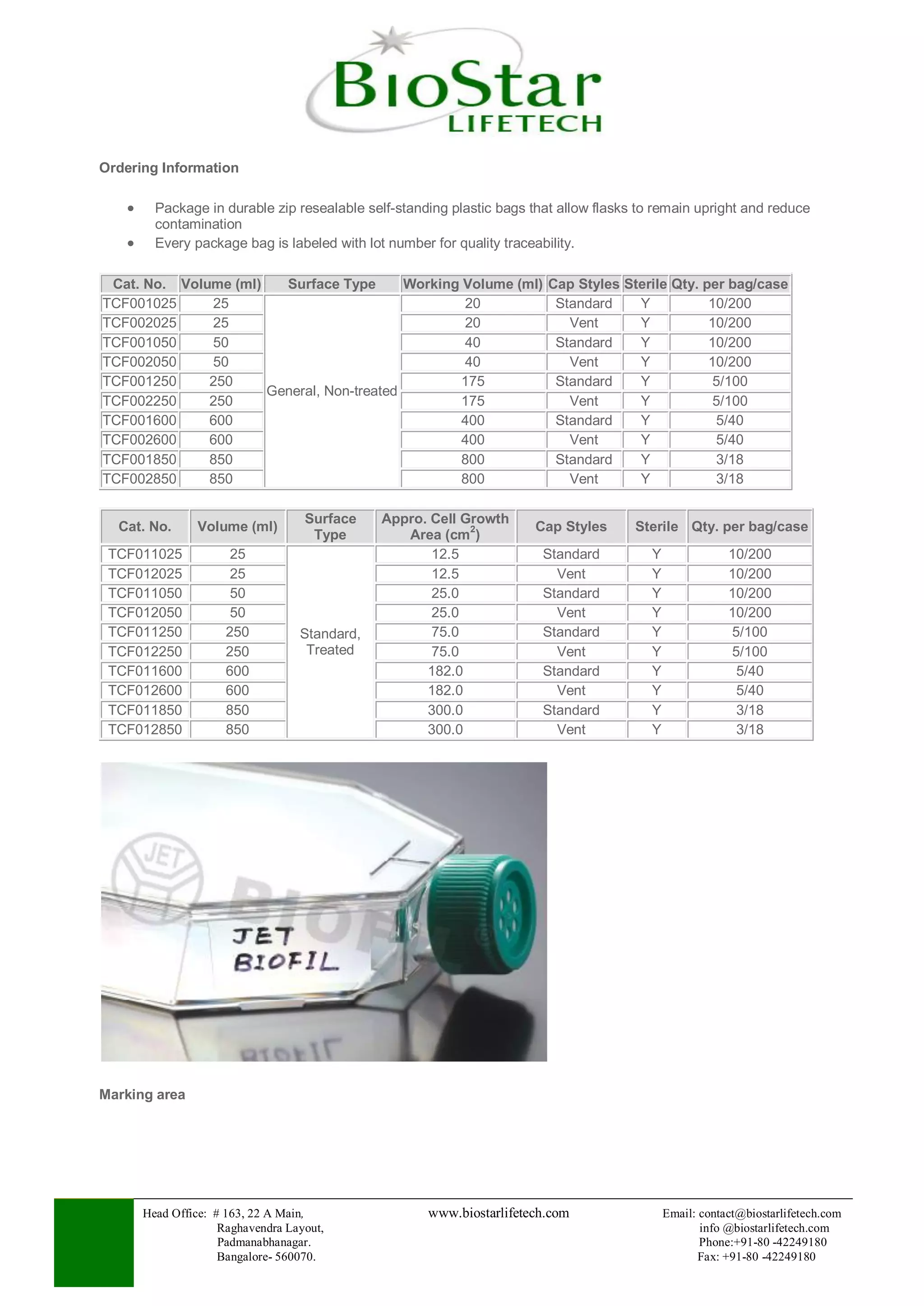 Cell culture flasks | PDF