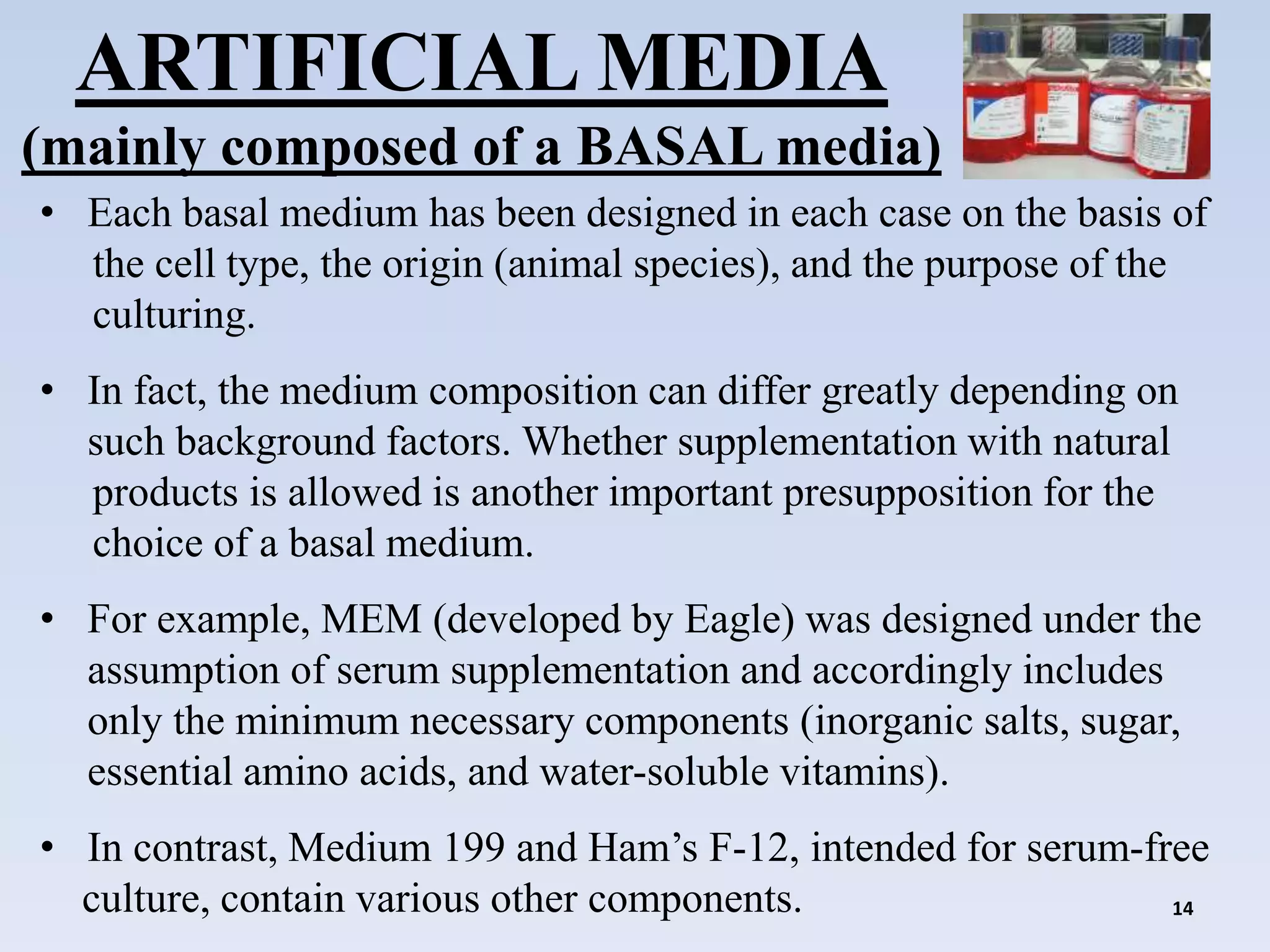 Cell culture media | PPTX