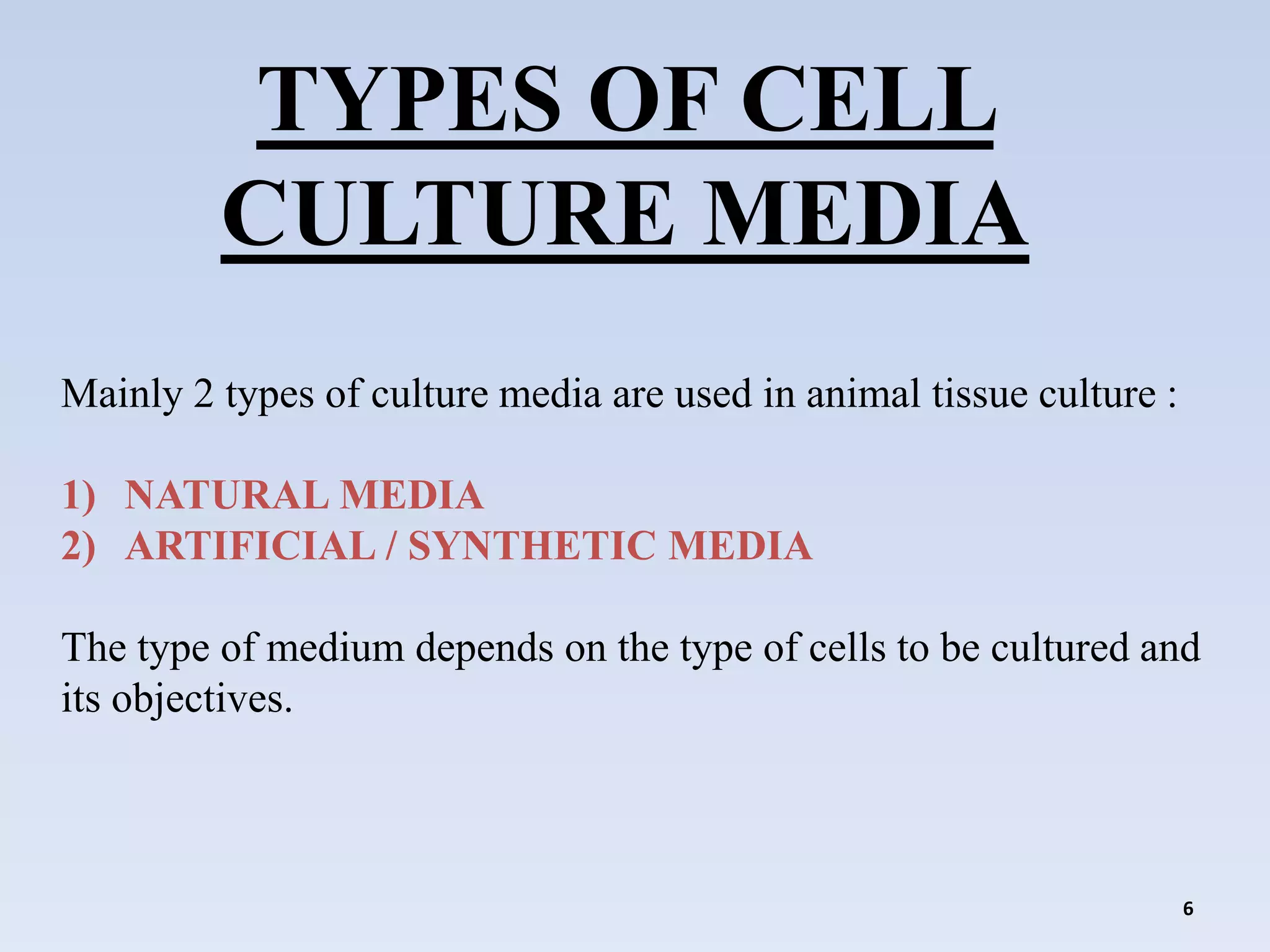 Cell culture media | PPTX