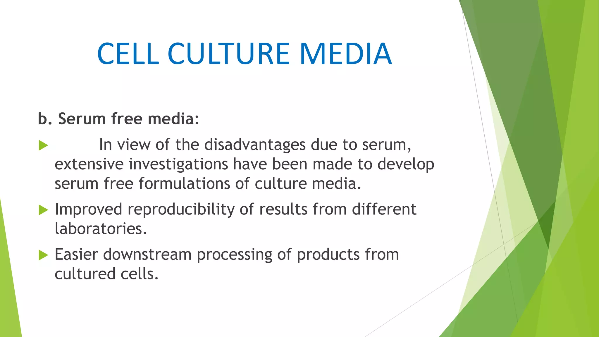 Cell Culture Media PPT | PPTX