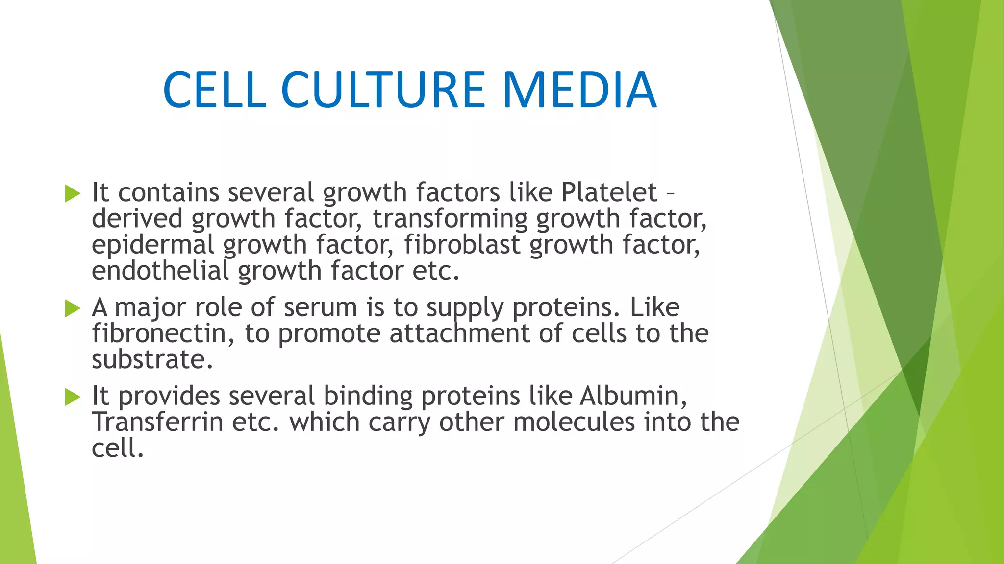 Cell Culture Media PPT | PPTX