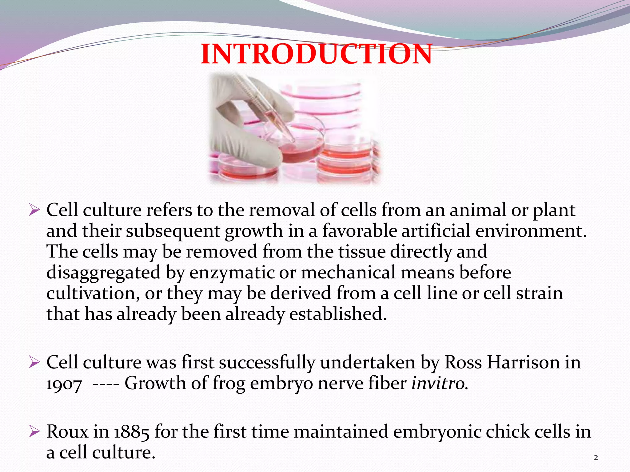 Cell culture techniques | PPTX