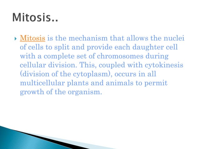 Cell Cycle and Cell Division | PPTX | Biological Sciences | Science