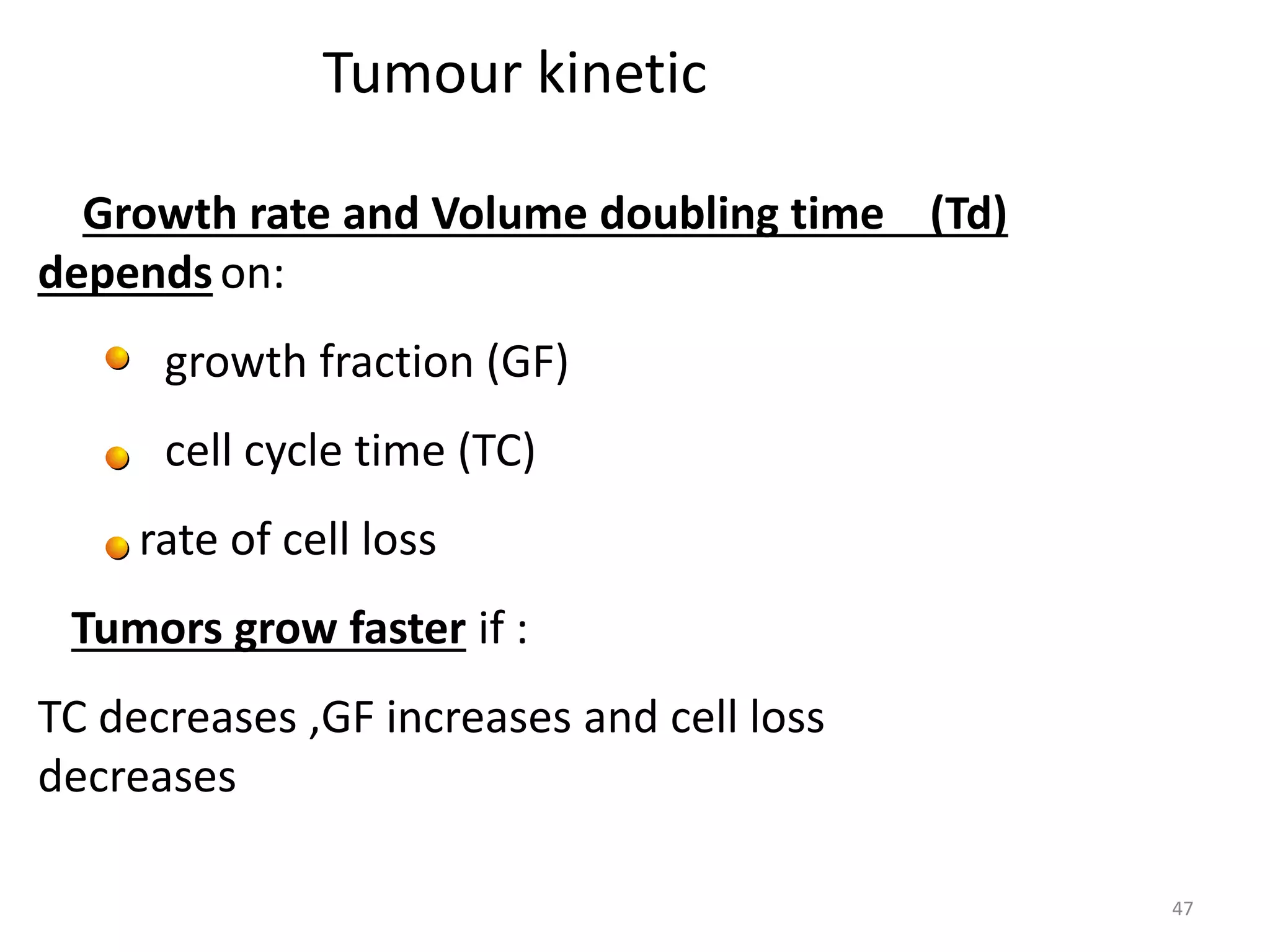 Cell cycle and tumor kinetics | PPTX