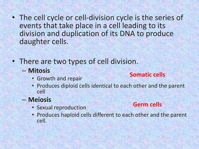 Cell cycle | PPTX | Biological Sciences | Science