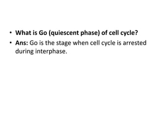 Cell cycle | PPT