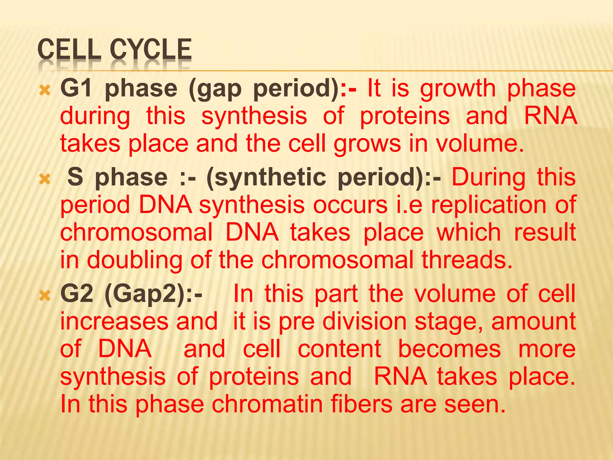 Cell cycle | PPT