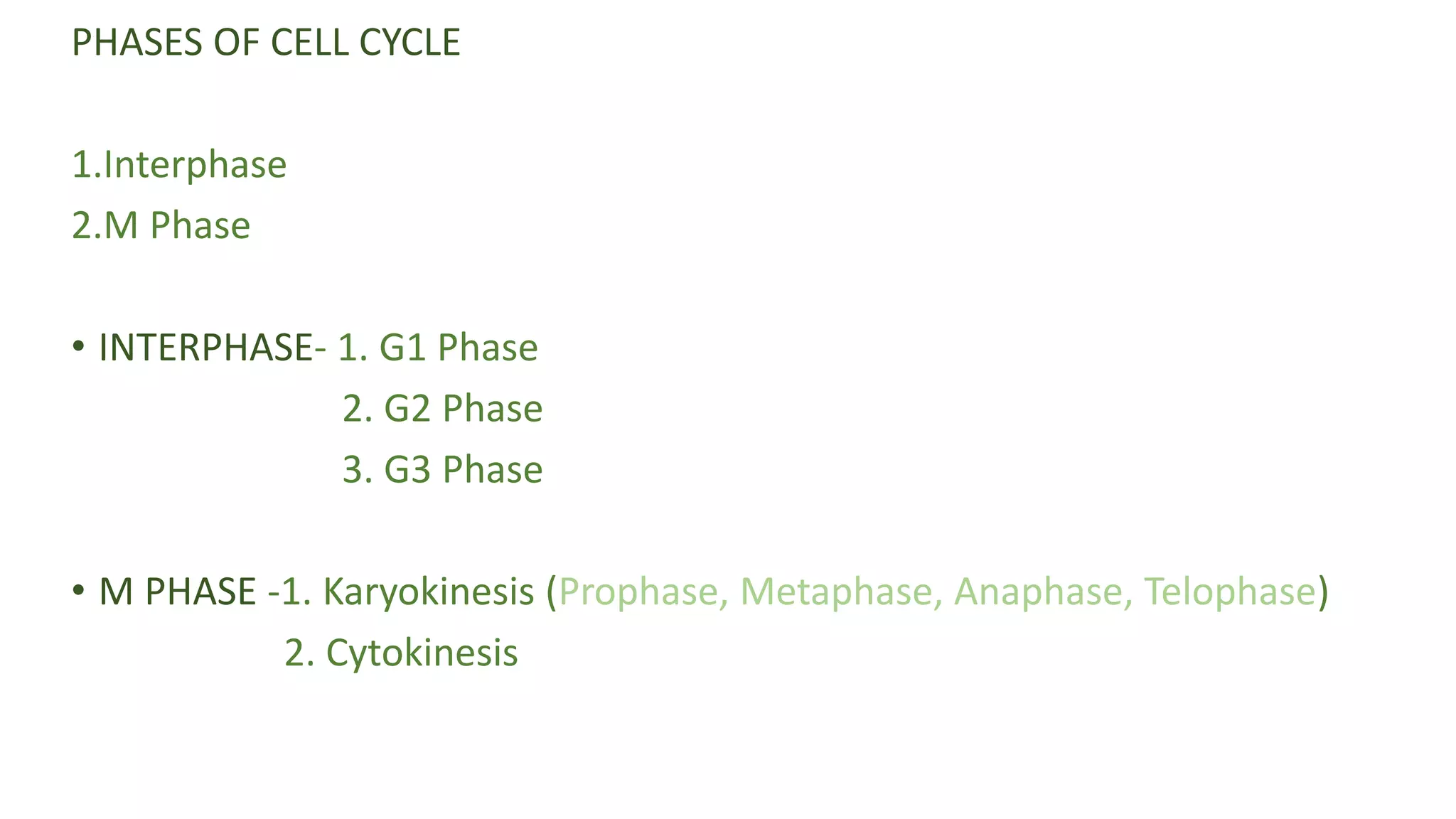 cell cycle and cell division part one | PPTX