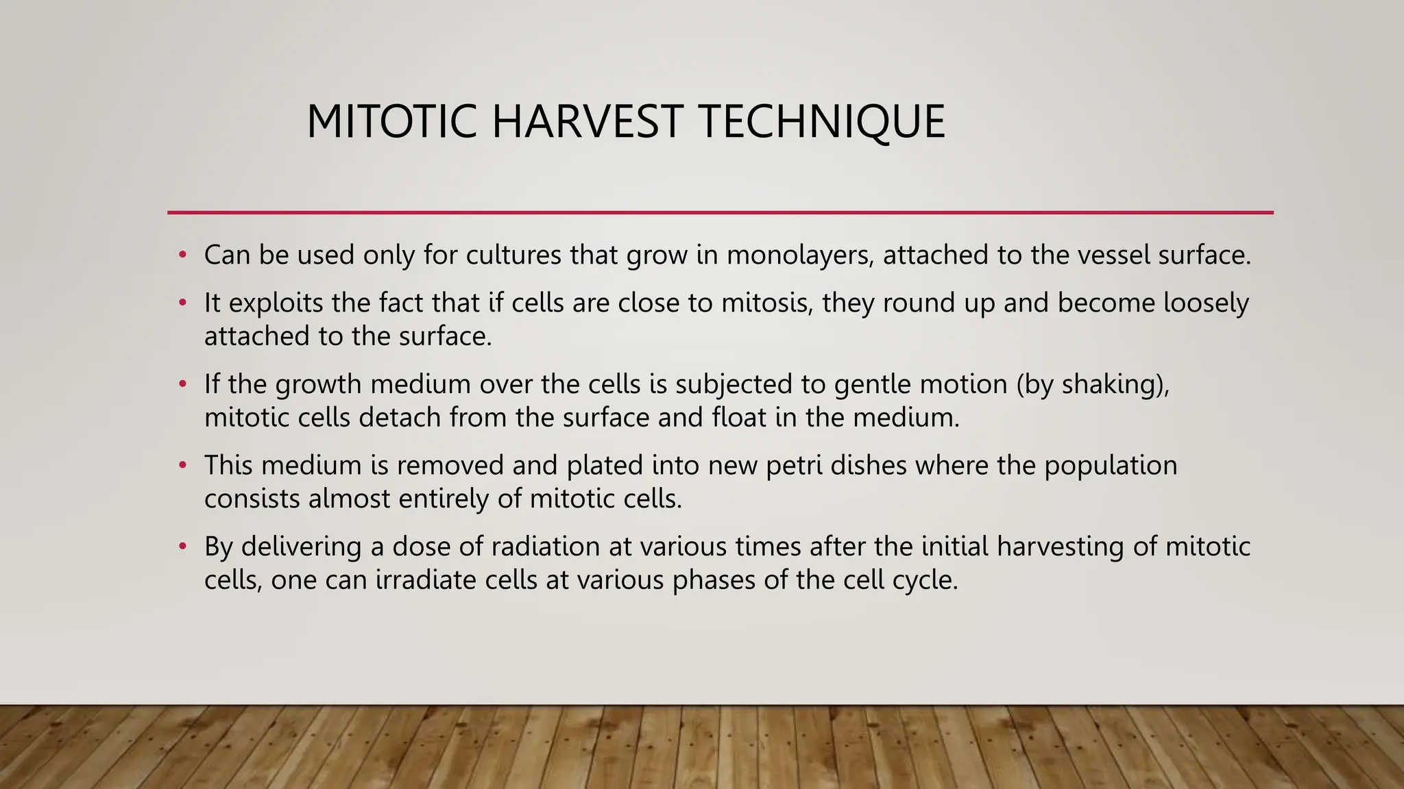 Mitotic cell cycle and radio sensitivity | PPT