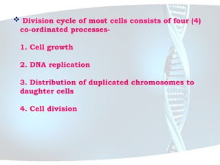 EUKARYOTIC CELL CYCLE.ppt (pharmacotherapeutics) | PPT