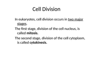 cell cycle( science ) pptx .............. | PPTX
