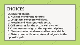 CELL CYCLE.pptx presentation for grade 8 | PPTX