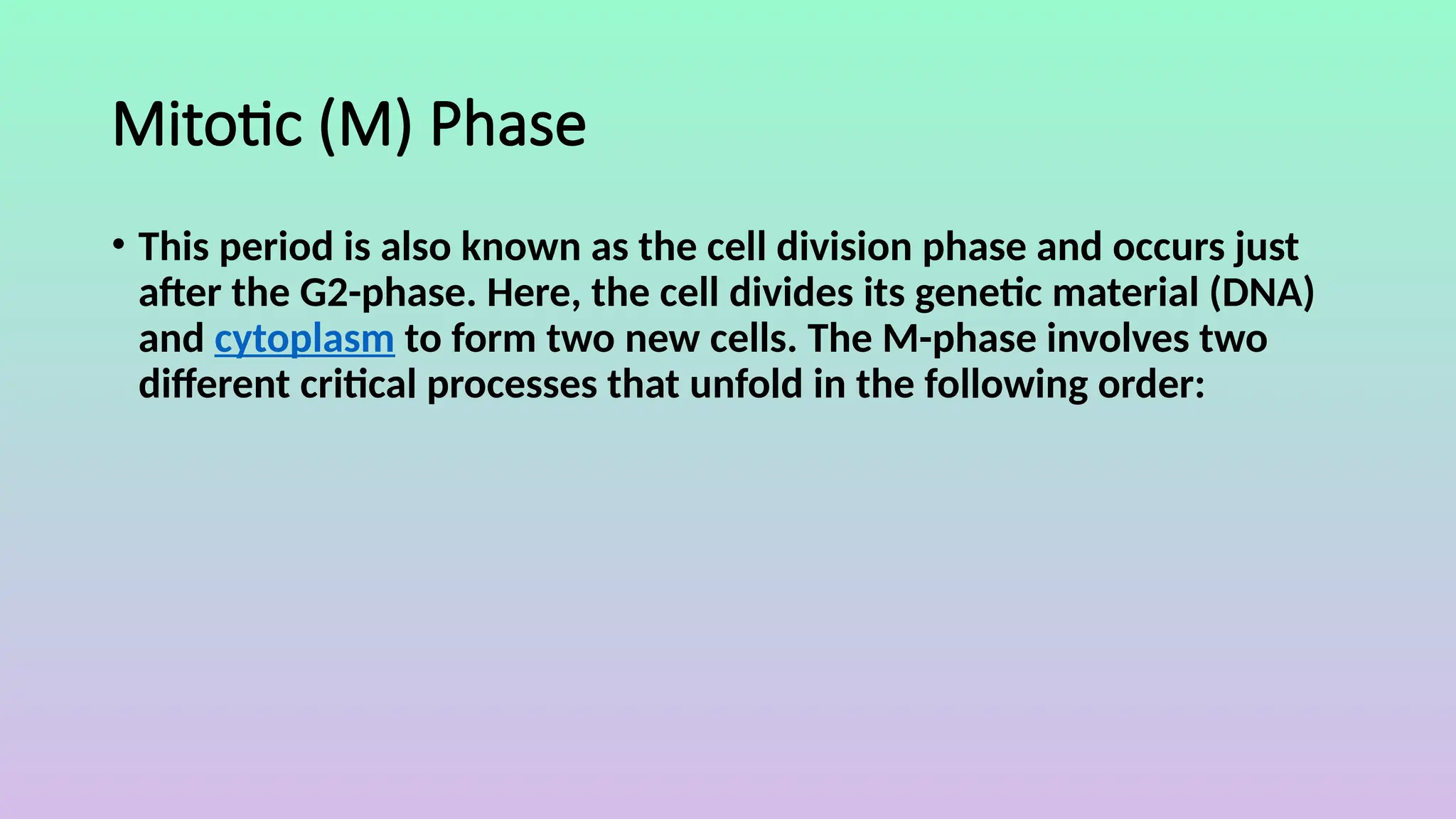 The Cell Cycle: Phases and Regulation Explained | PPTX