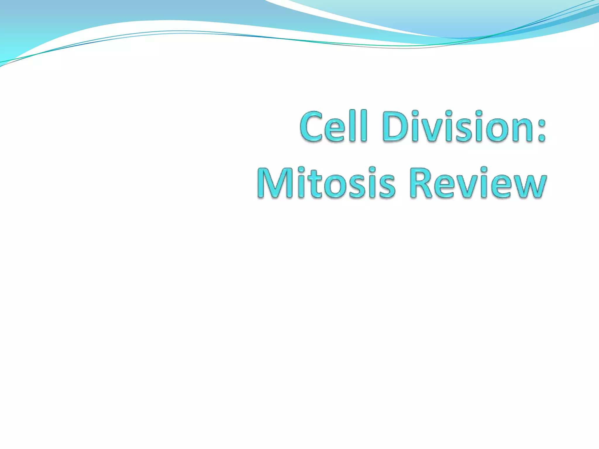Cell cycle- mitosis | PPTX