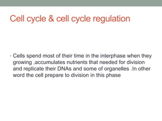 Cell cycle and Cancer biochemistry .pptx