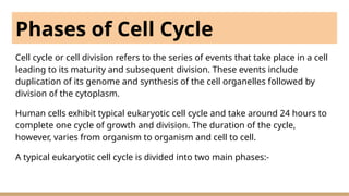Cell cycle and it's control system .pptx