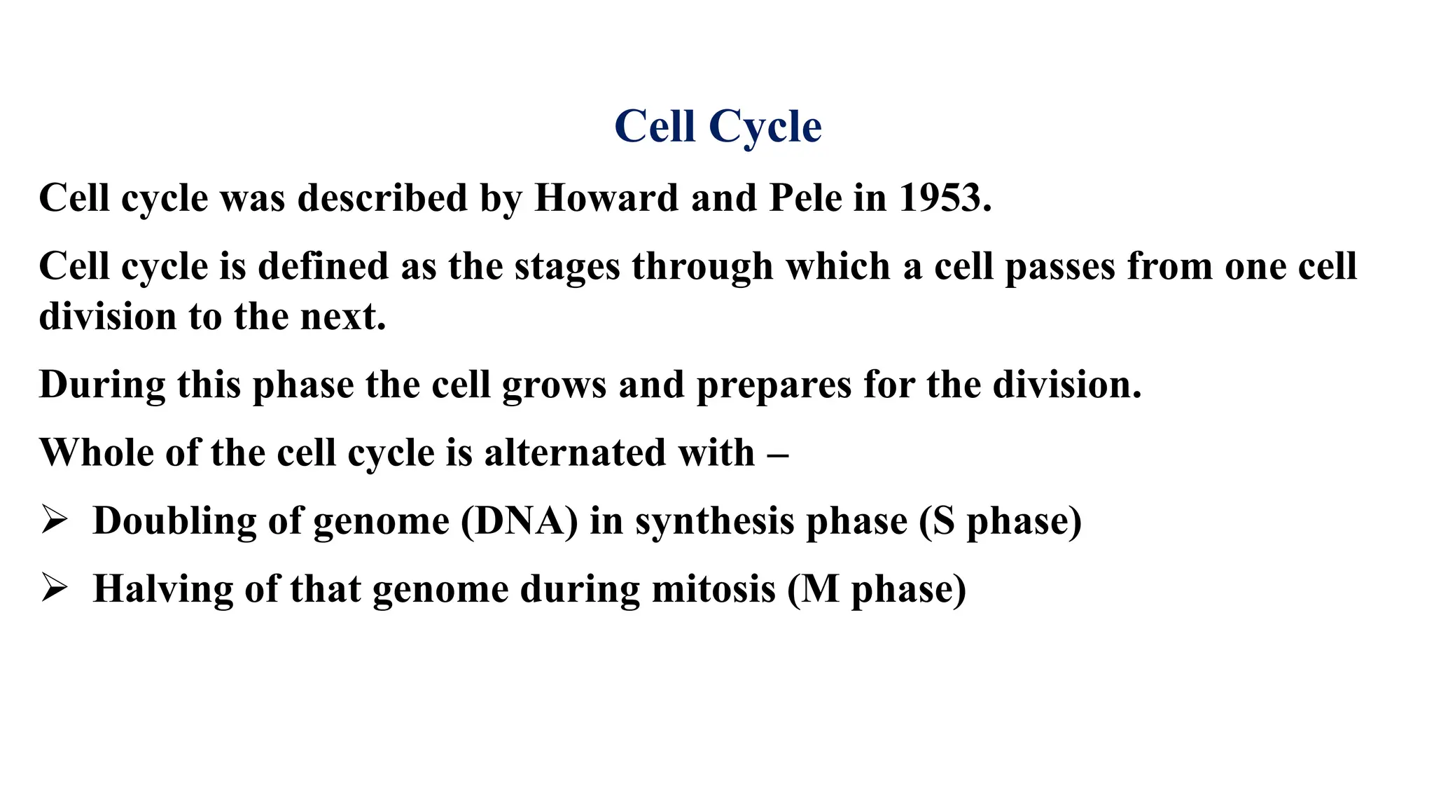 Cell Cycle and Division Human Anatomy and Physiology | PPTX