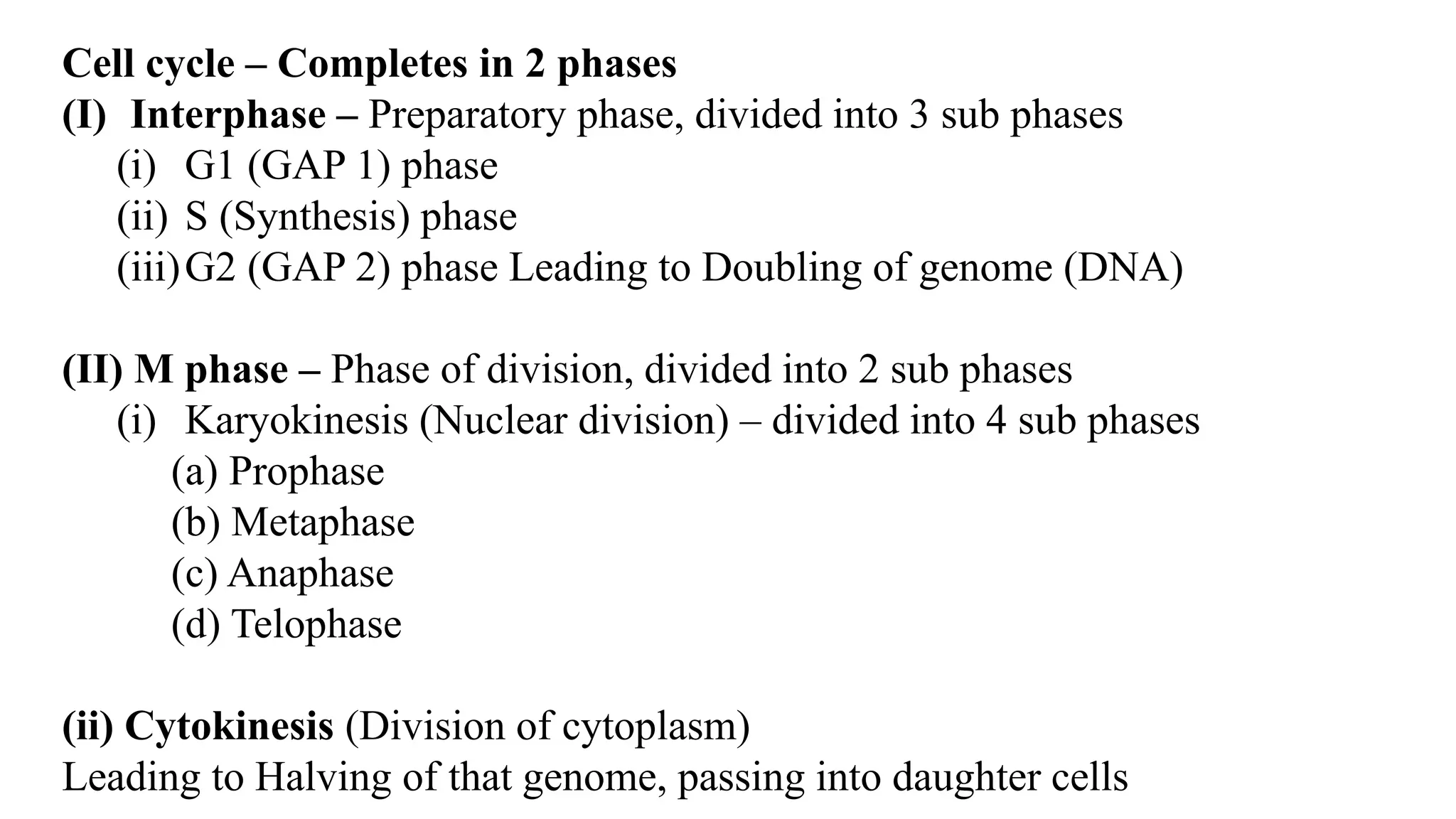 Cell Cycle and Division Human Anatomy and Physiology | PPTX