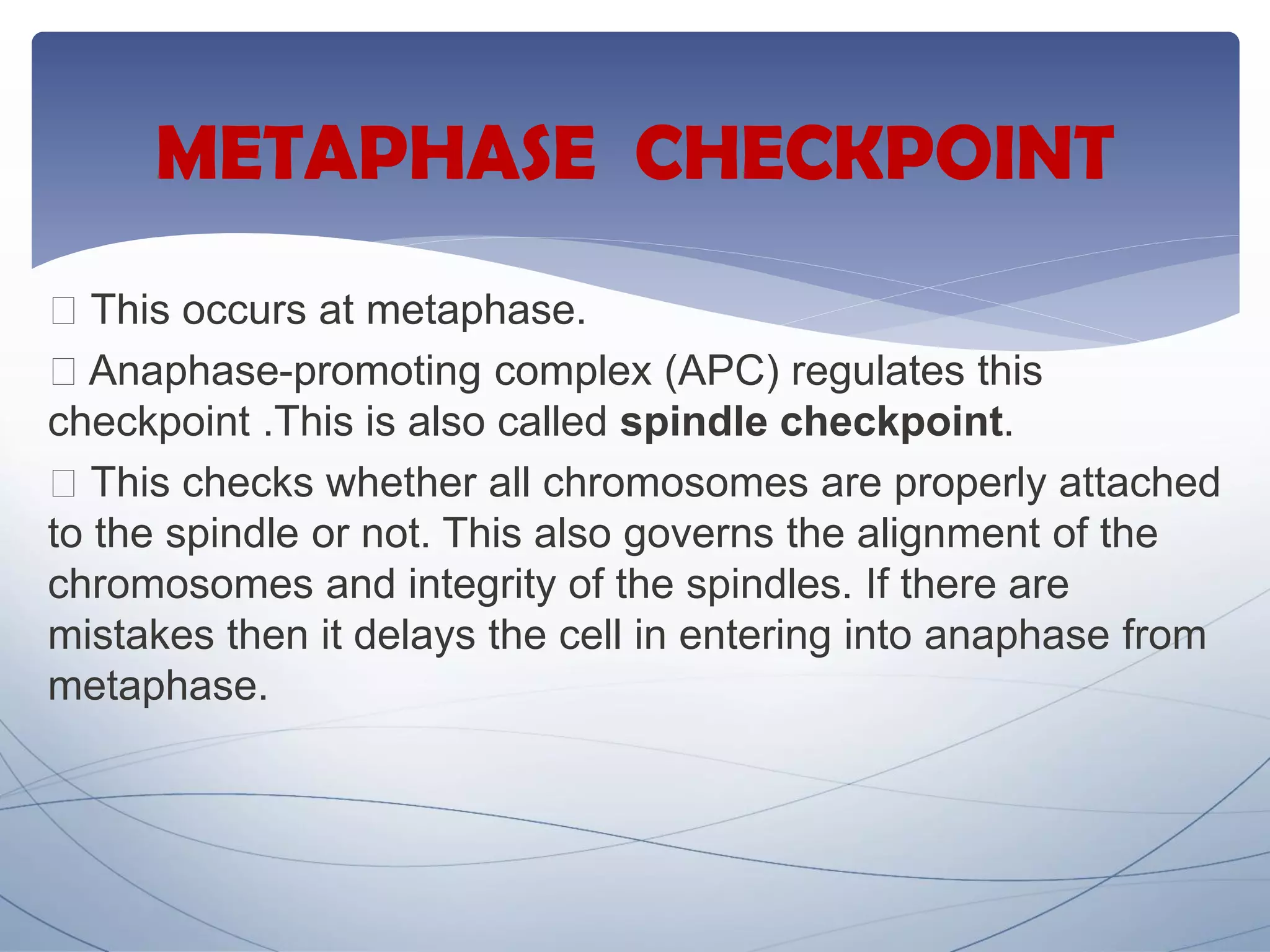 Cell cycle and its checkpoints | PDF