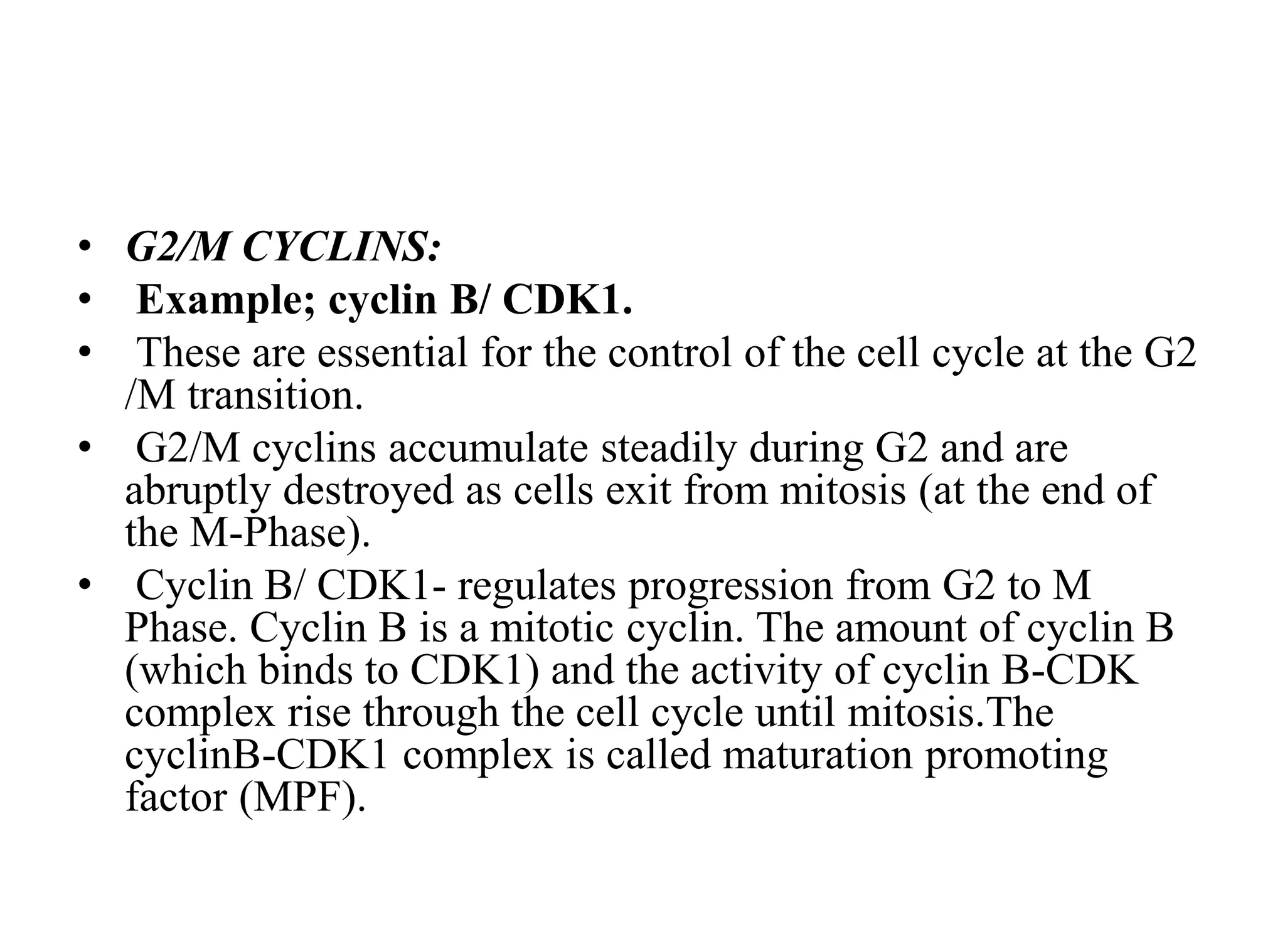 Cell cycle and its regulation | PPTX