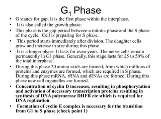Cell cycle and its regulation | PPTX