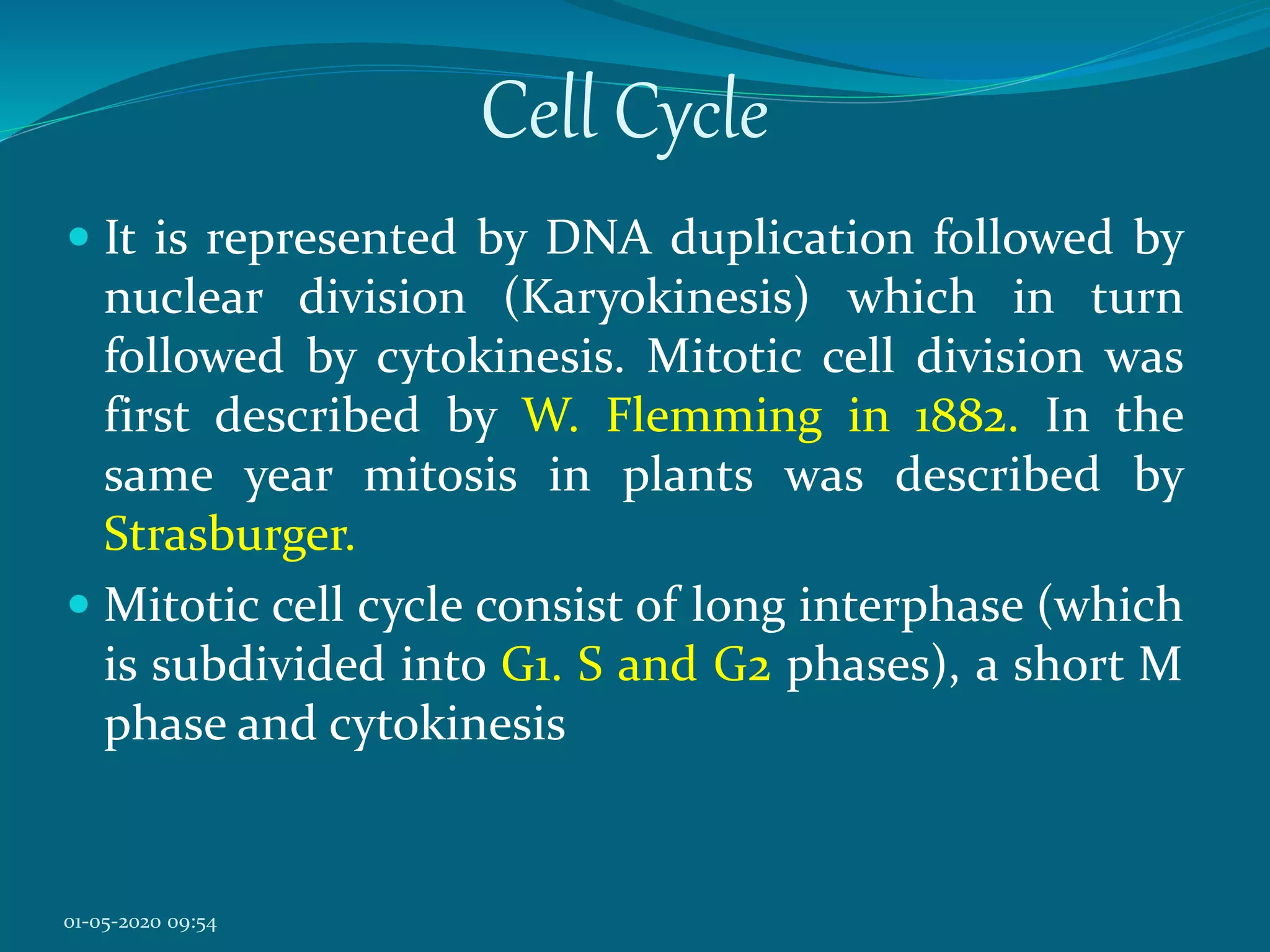 Cell cycle and mitosis | PPT