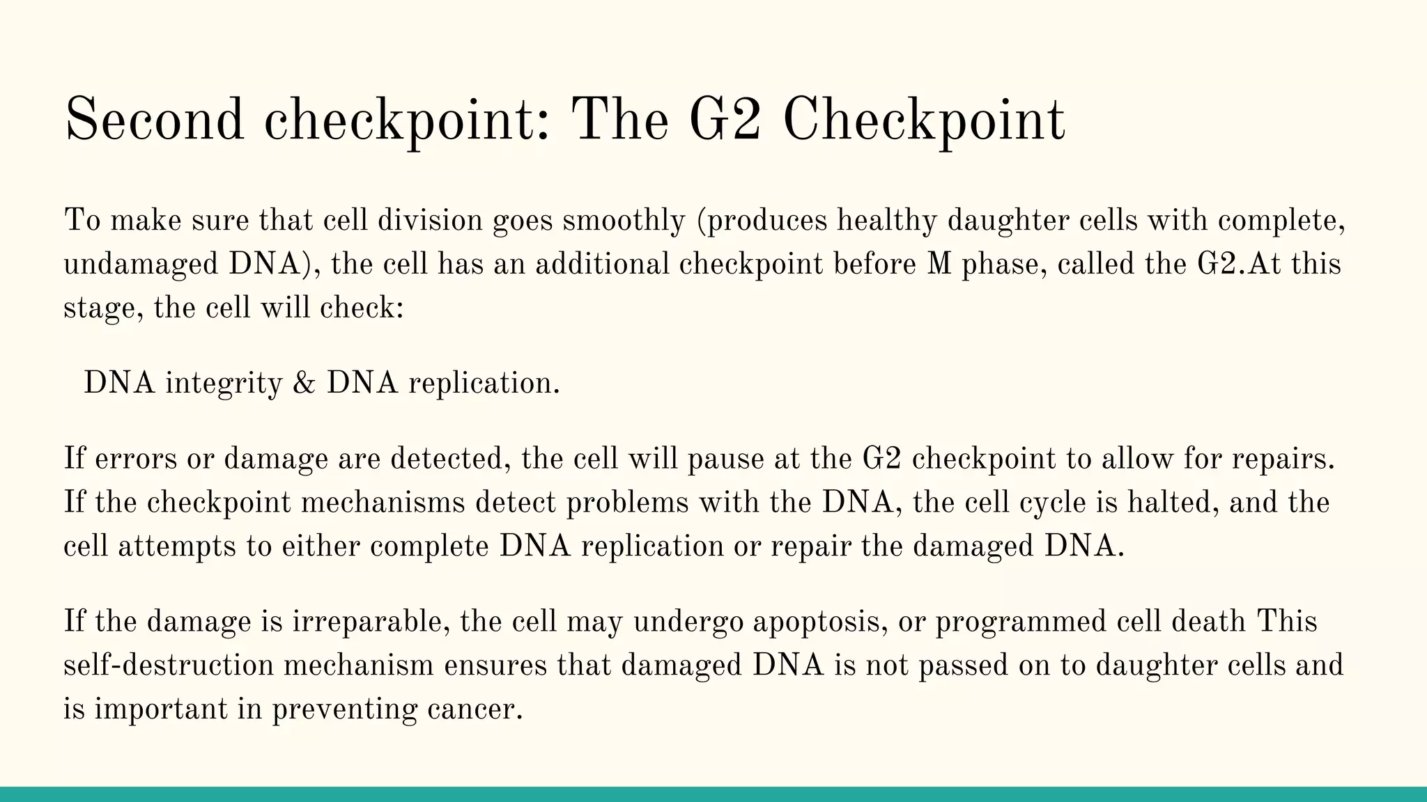 Cell cycle and regulation | PPTX