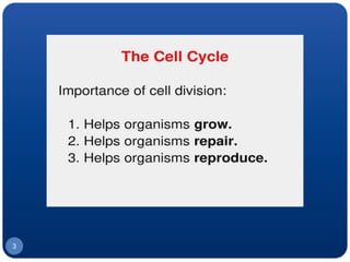 Cell cycle and regulation | PPTX
