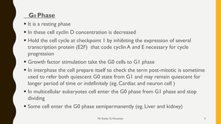 Cell cycle and regulation | PDF