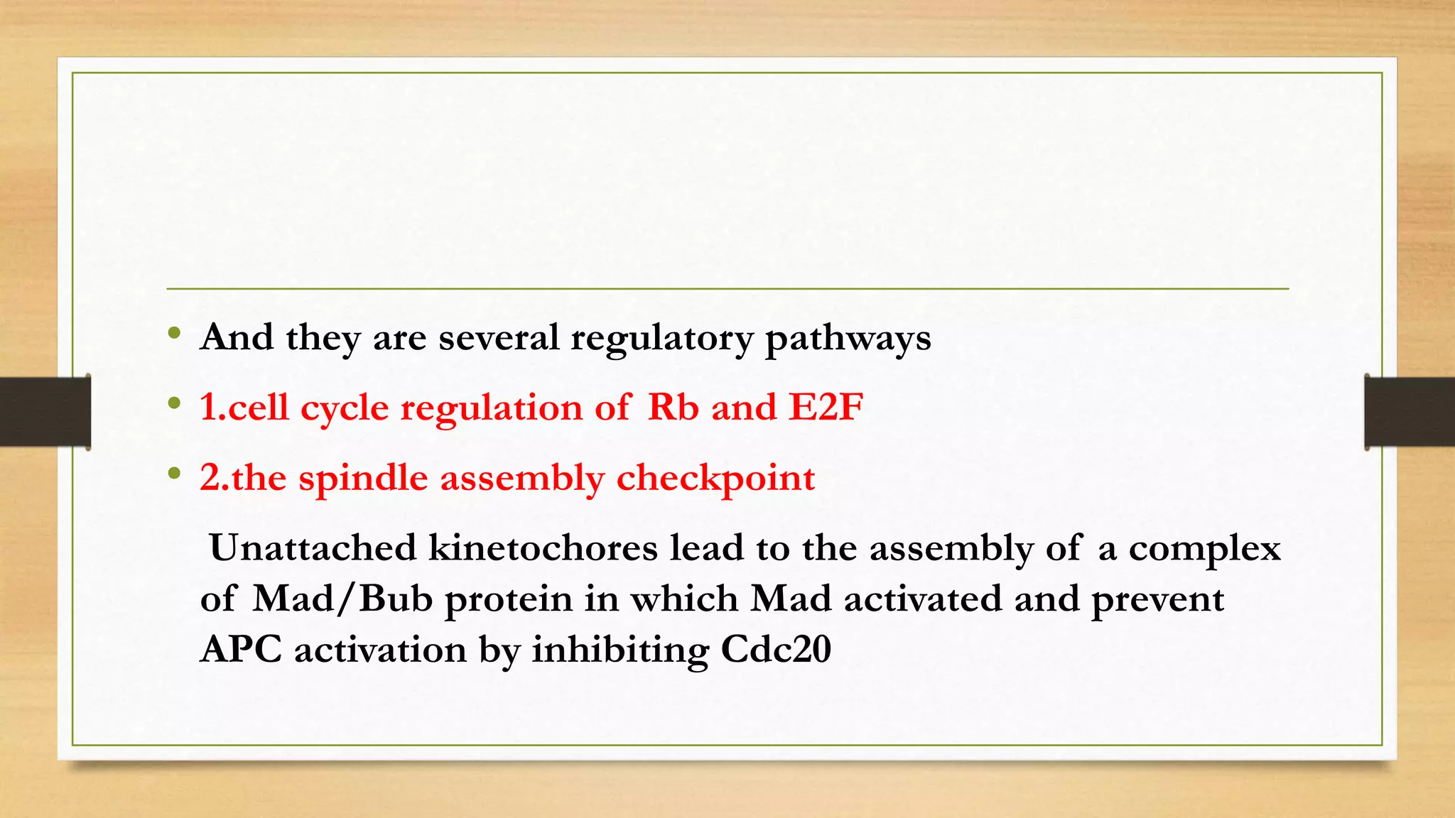 CELL CYCLE , MITOSIS ,MEIOSIS AND CELL REGULATION | PPTX