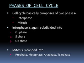 Cell cycle check point By KK Sahu Sir | PPT | Biological Sciences | Science