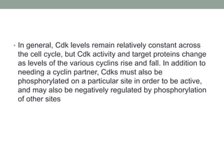 Cell cycle checkpoints and Regulation | PPTX