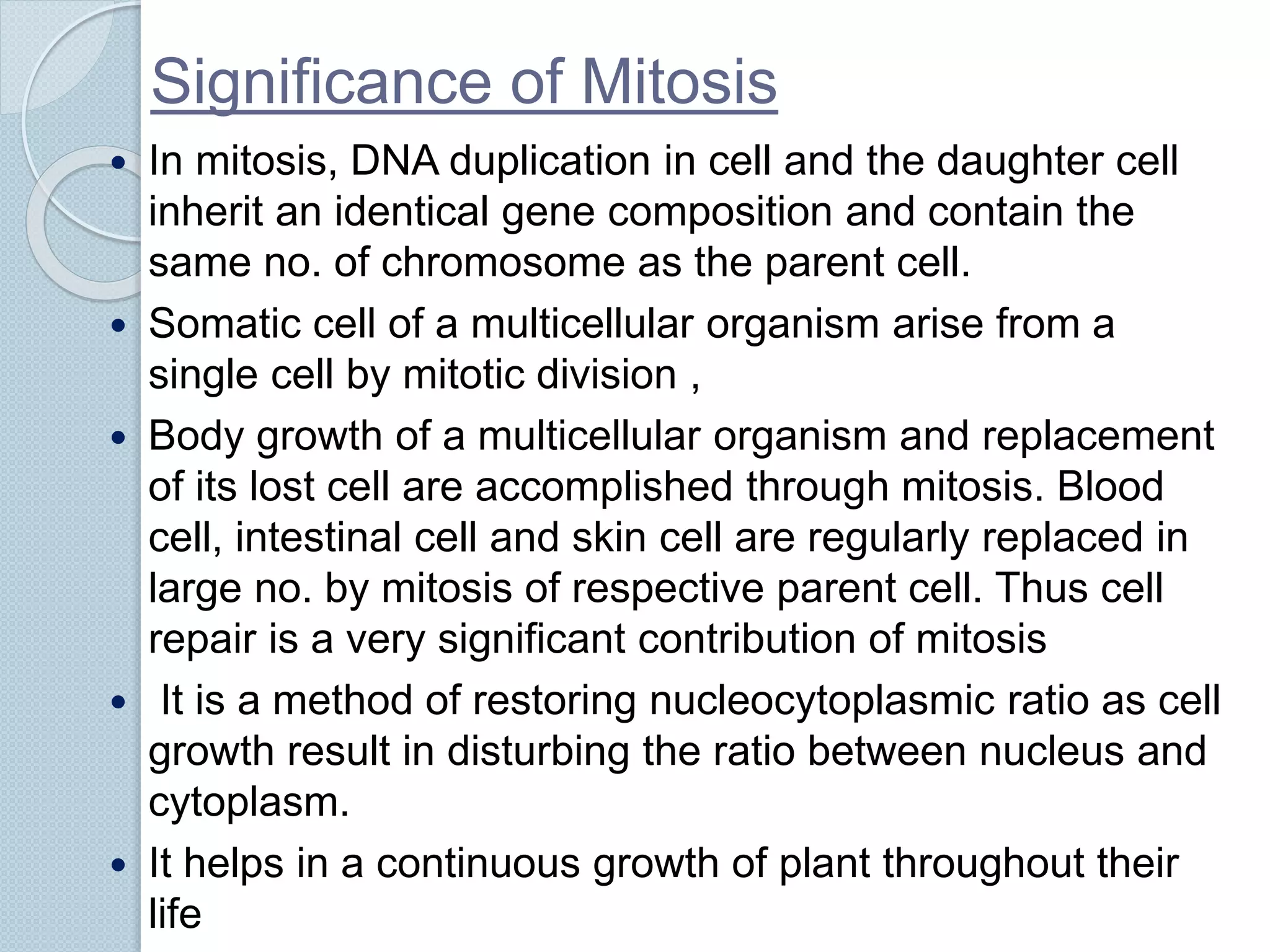 Cell cycle and division | PPTX