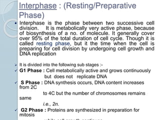 Cell cycle and division | PPT