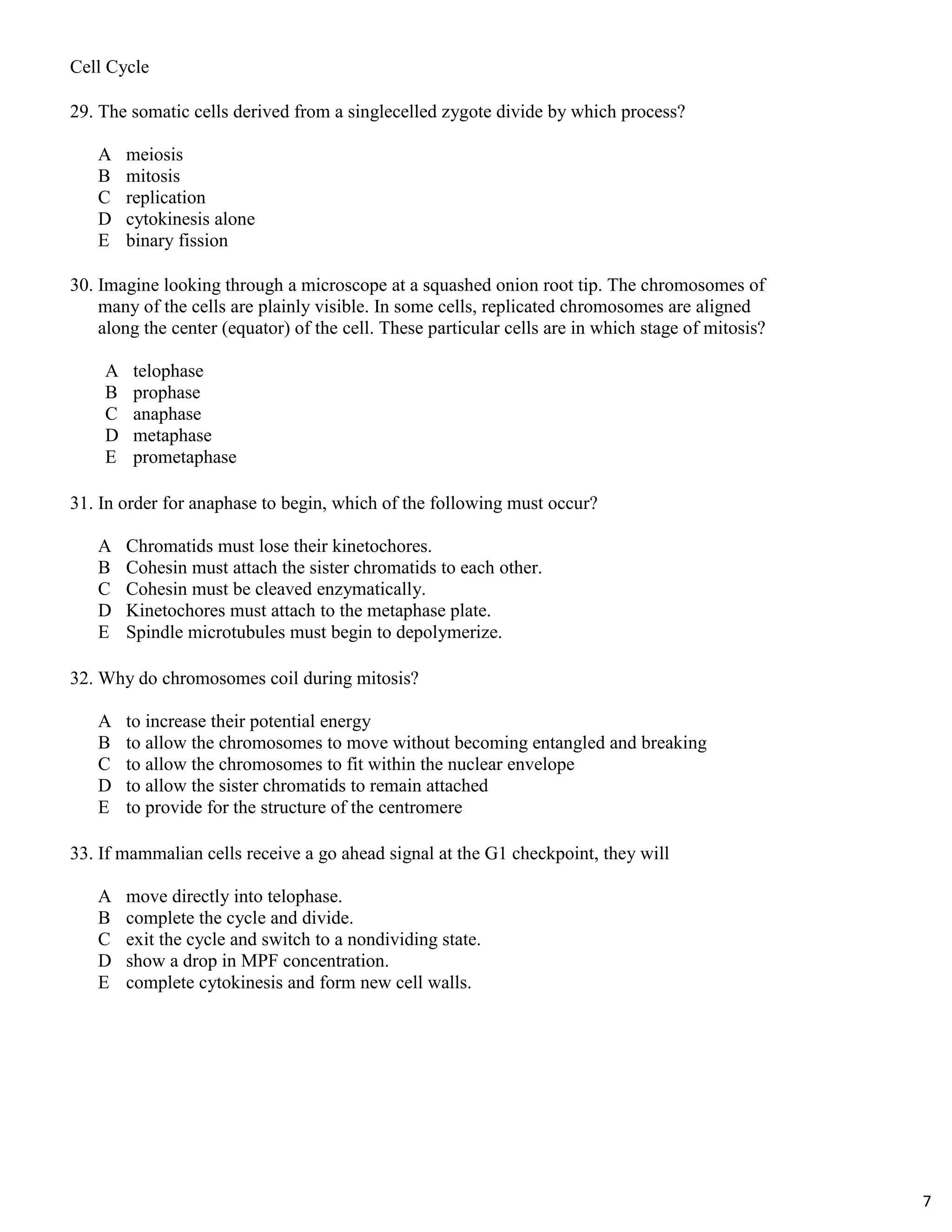 cell cycle mcq.pdf