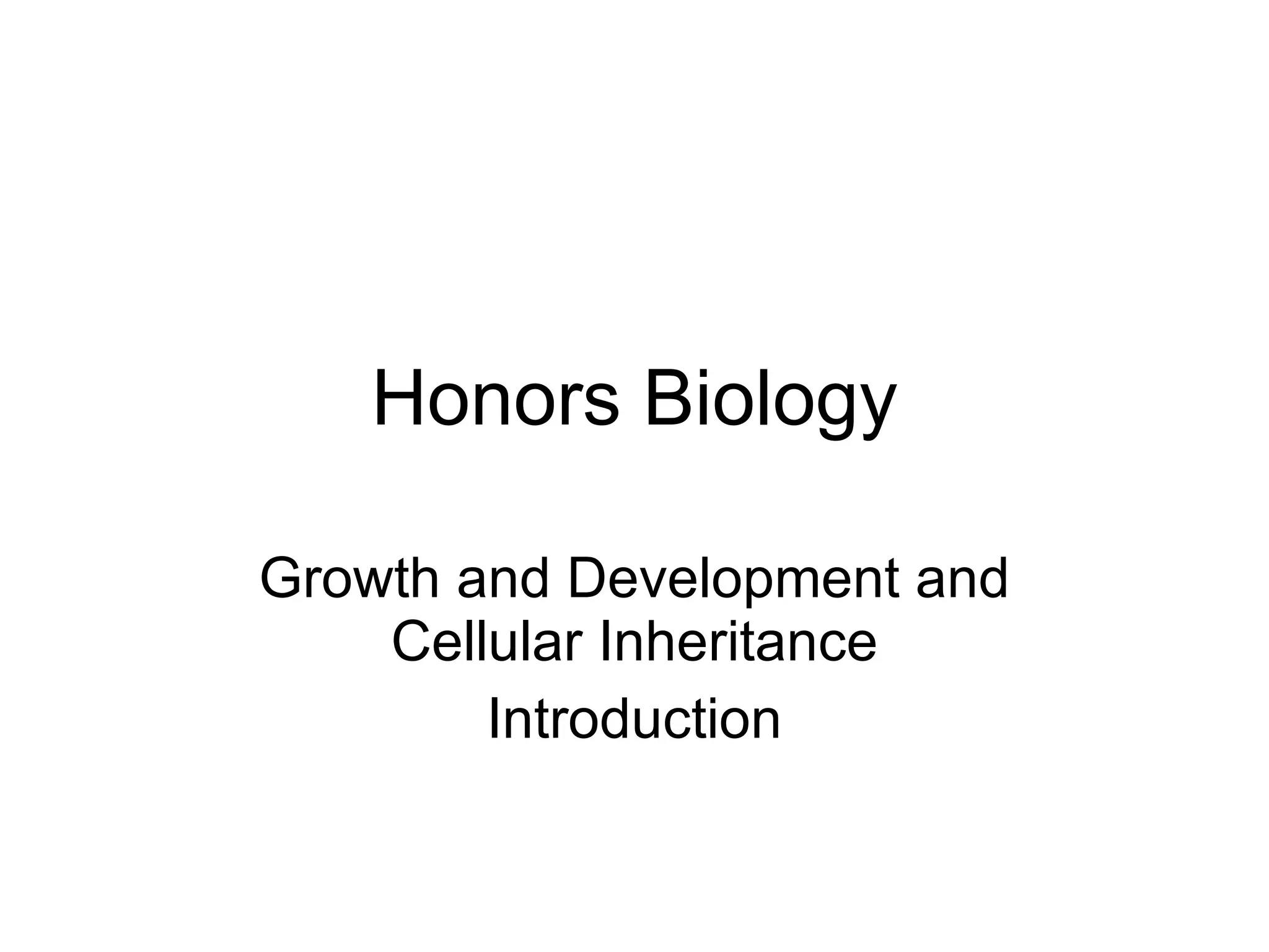 Honors: Cell cycle,mitosis and meiosis 1011 | PPT